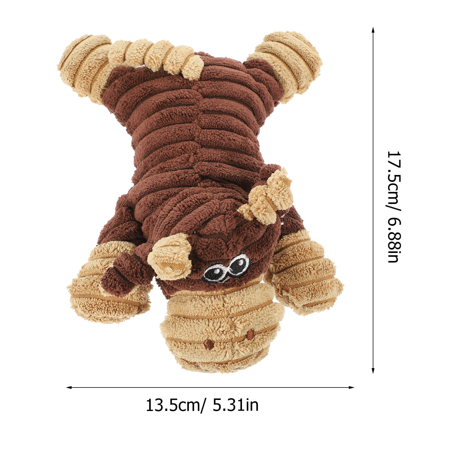 Игрушка Для Собак Формы Быка Размером 17 5x13 5x7 5 Cm Подходит Для Ежедневного Использования