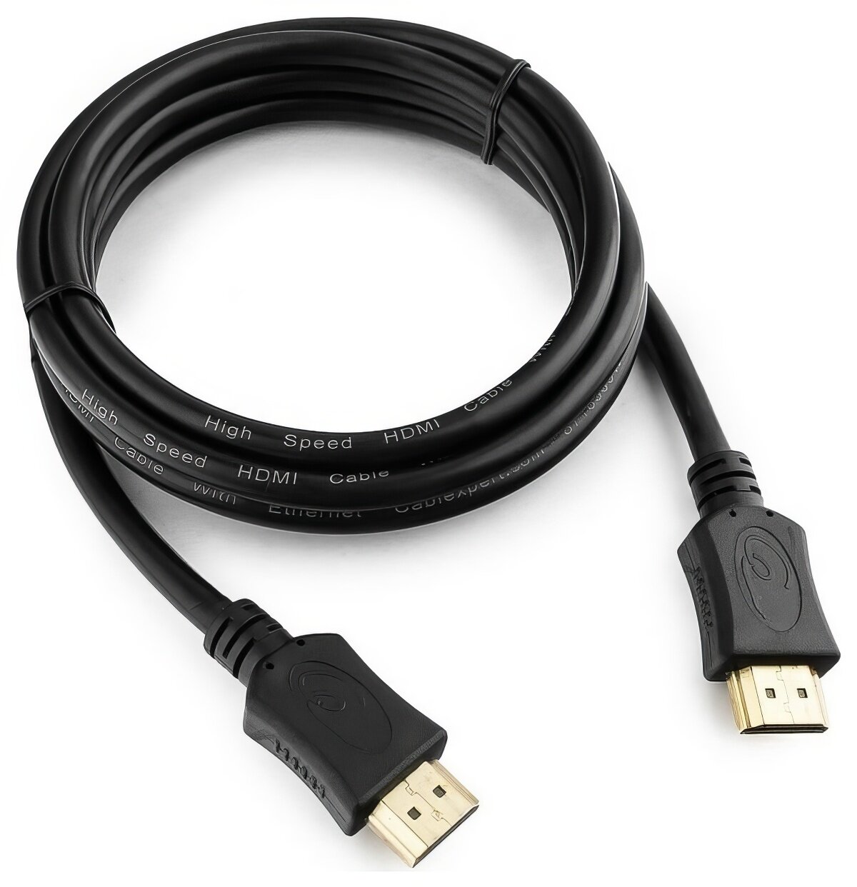 Кабель Cablexpert HDMI 1.8м, v2.0, 19M/19M, серия Light, черный, экран, пакет CC-HDMI4L-6