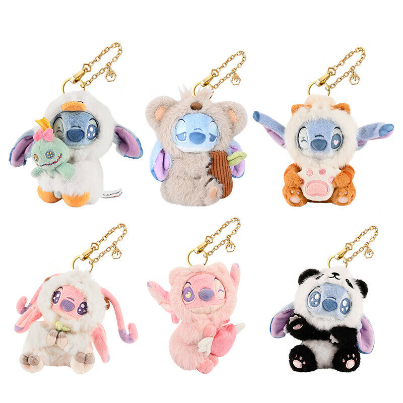 Слепой бокс Disney Stitch с животными для вечеринки, мягкая кукла-костюм для девочек в подарок Цвет：Слепой бокс с