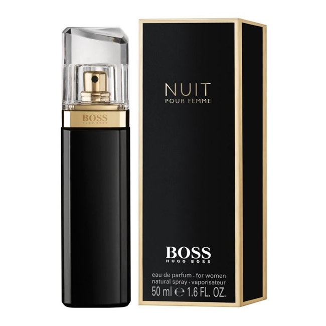 Hugo Boss Nuit Pour Femme духи женский 50 мл - Хуго Босс Найт Пур Фам Черный Флакон
