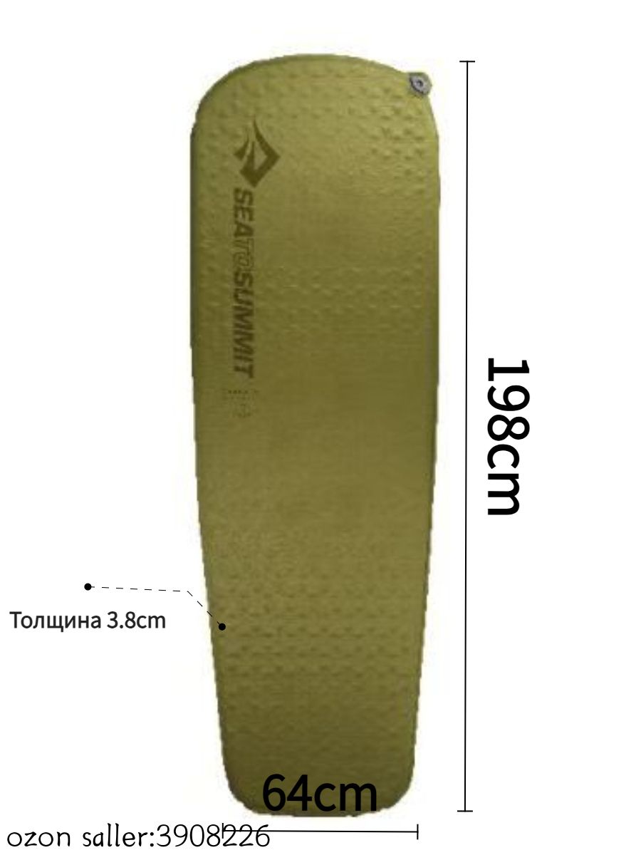 Коврик Самонадувающийся Sea To Summit Camp Plus S.i. Mat Large Moss