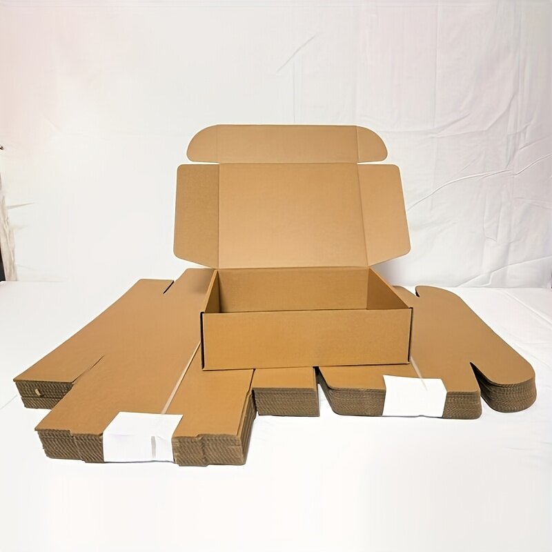 Коробки подарочные в форме самолета с крышкой, 20 шт, 11,54×8,86×3,31 дюйма, бумажная крафтовая упаковка для вечеринок и праздников