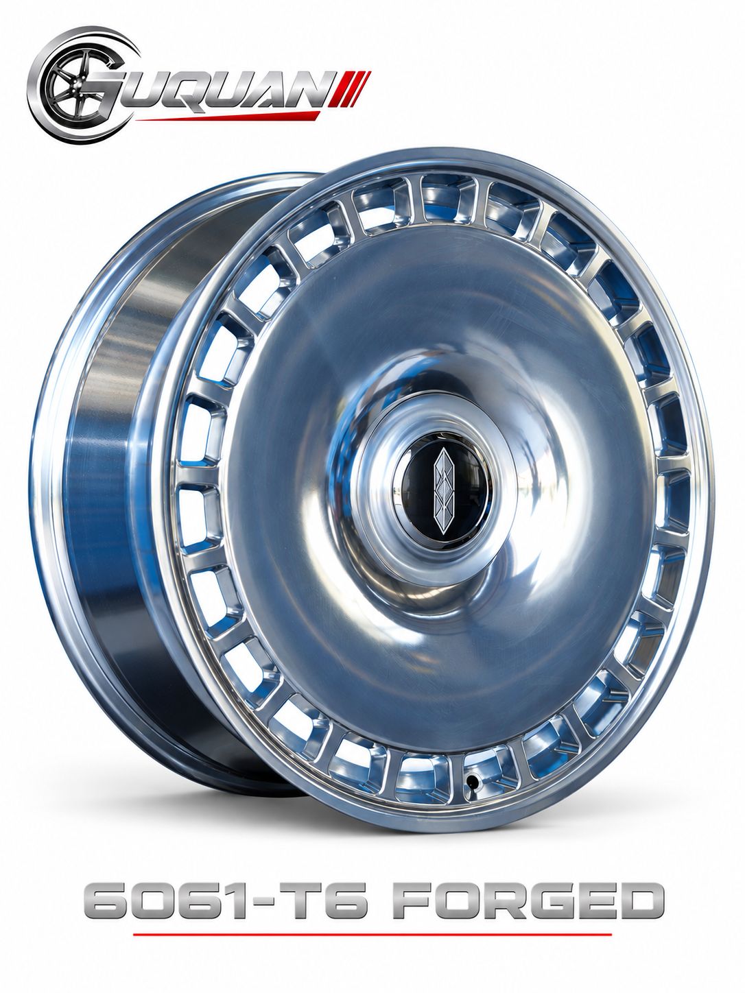Кованый колесный диск ABW 3813E2090-1 R20 9J ET40 5x120, полированные спицы и полированный обод