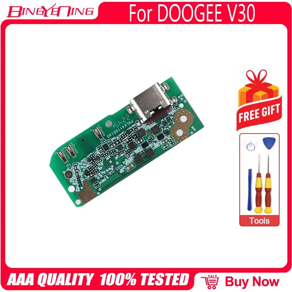 100% Новая Оригинальная Плата Зарядки USB (USB-порт) и Комплектующие для DOOGEE V30, V30T, V30 V30