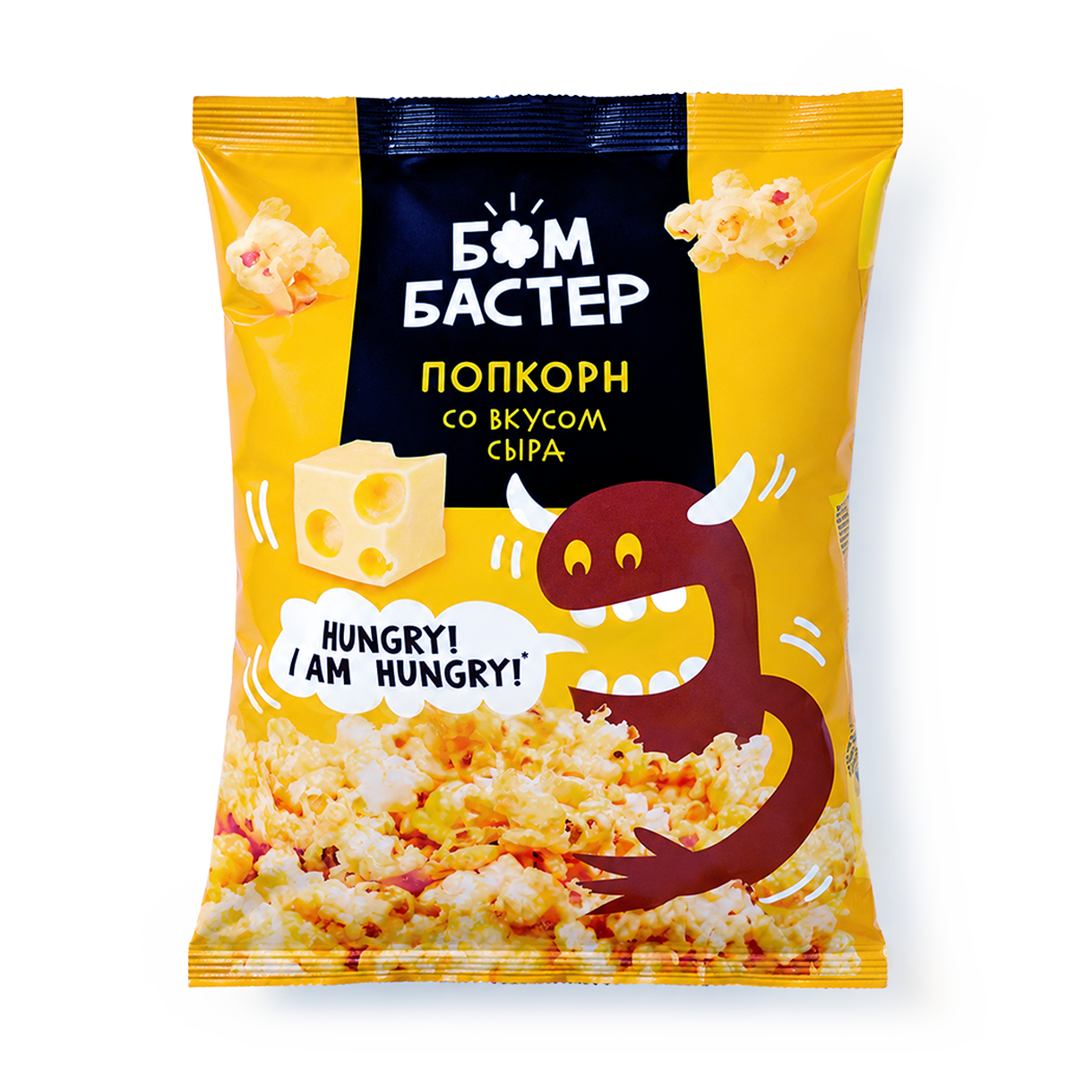 Попкорн Бомбастер, со вкусом сыра, готовый, 35 грамм, от +15 °C до +25 °C