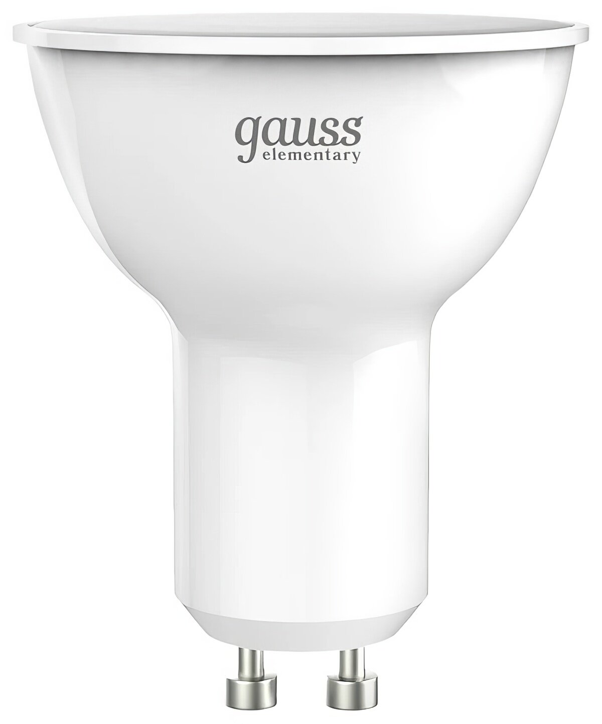 Лампа светодиодная Gauss GU10 3000К 7 Вт 530 Лм 180-240 В софит матовая