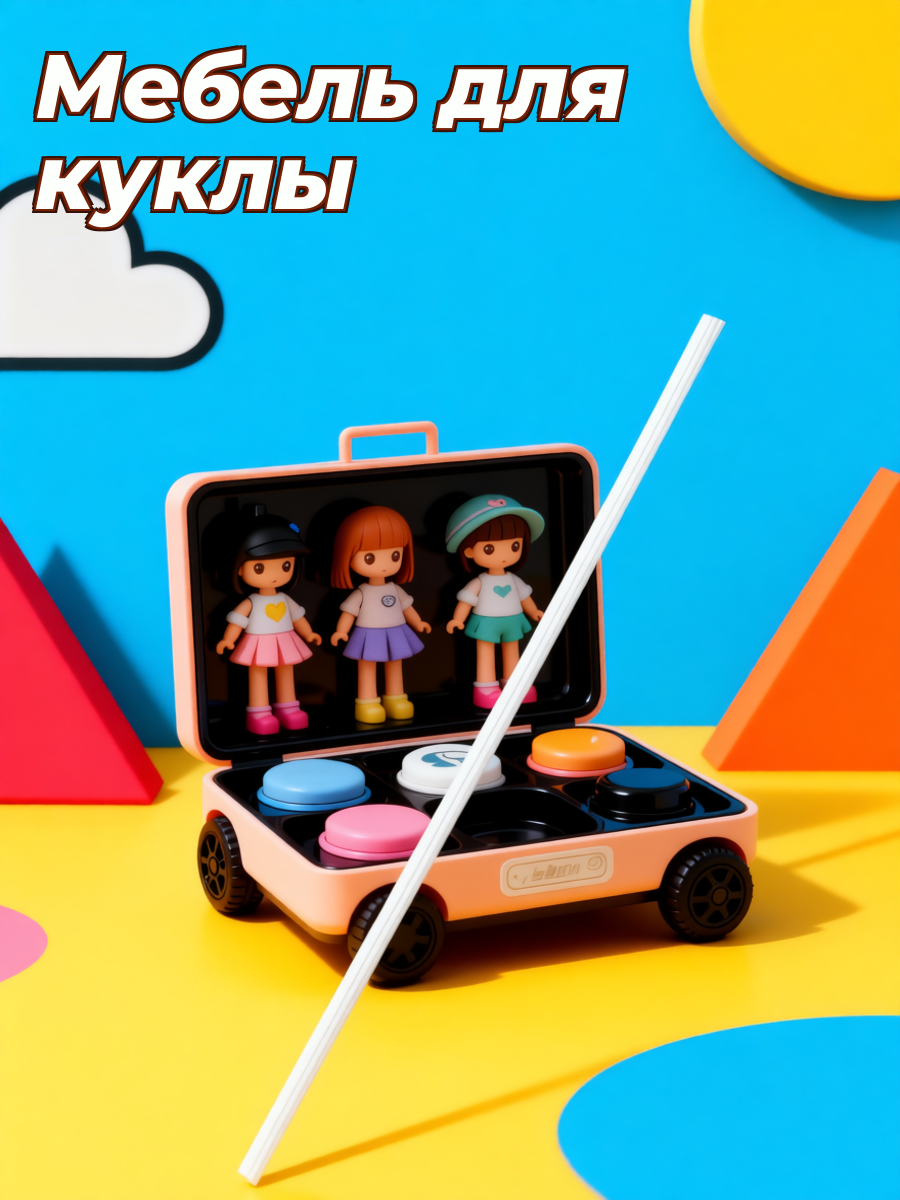 Декоративные Накладки Для Кукольного Домика Белый Цвет Размер 40X1X0 3 См