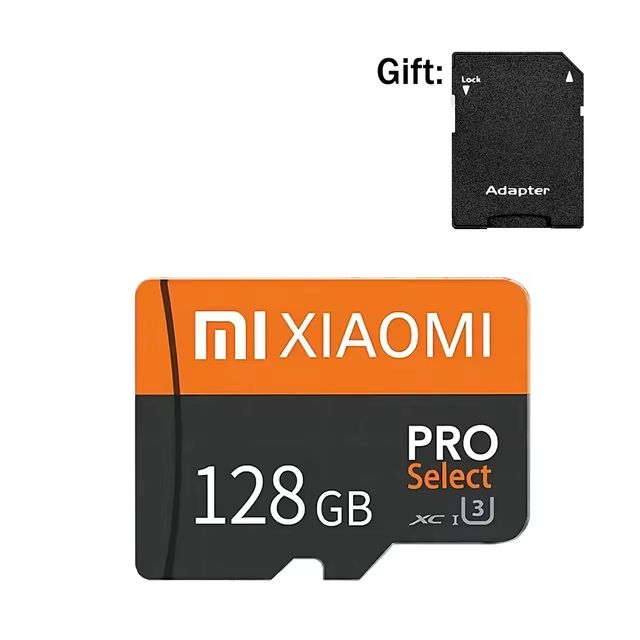 BS Mi 128 ГБ Карта памяти microSDXC PRO Plus micro (Select_Pro), Class 10, UHS-I U3, 1 * карта microSD 1 * Адаптер для SD-карты