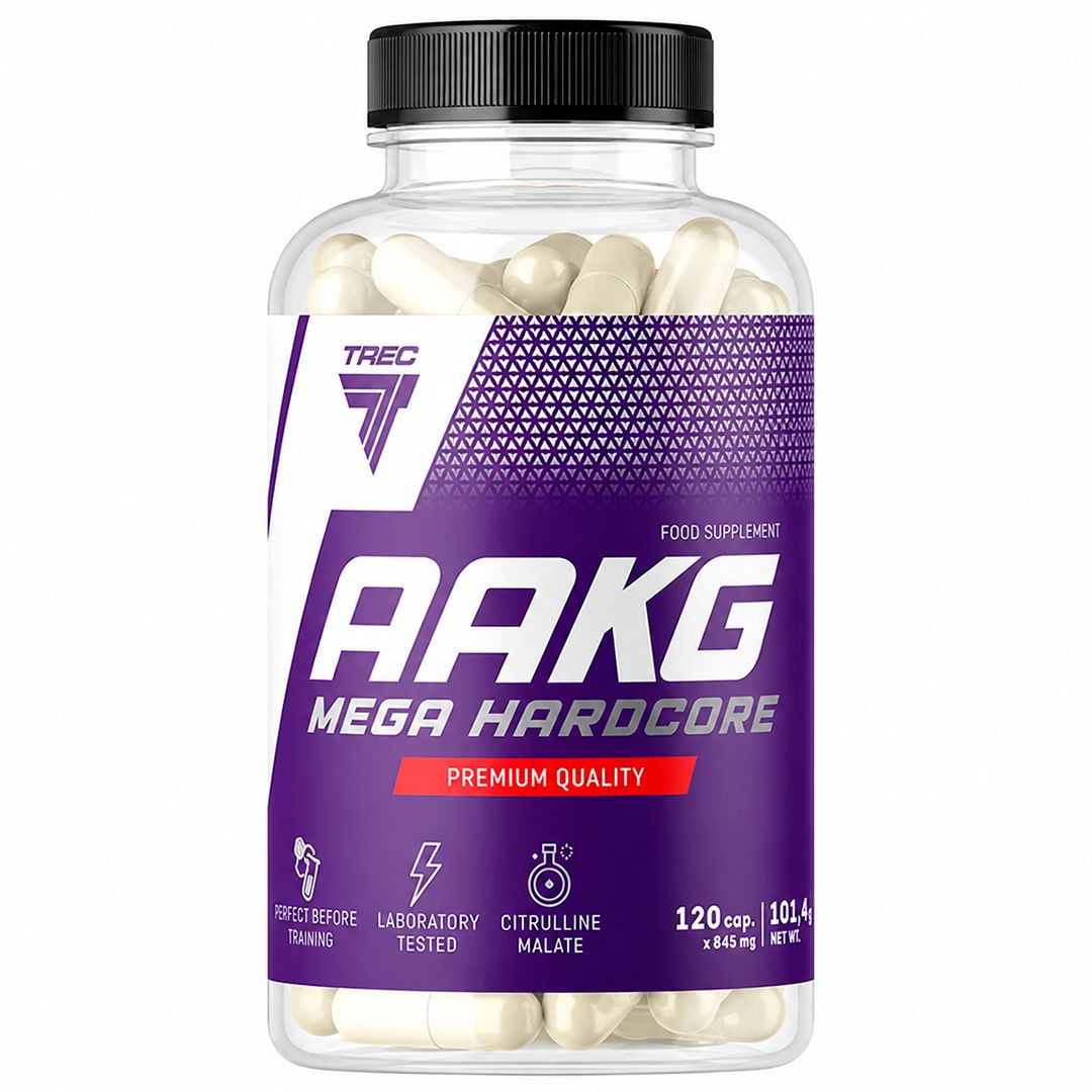 Trec Nutrition AAKG Mega Hardcore, Комплекс AAKG И Цитруллин Малата 120 капсул