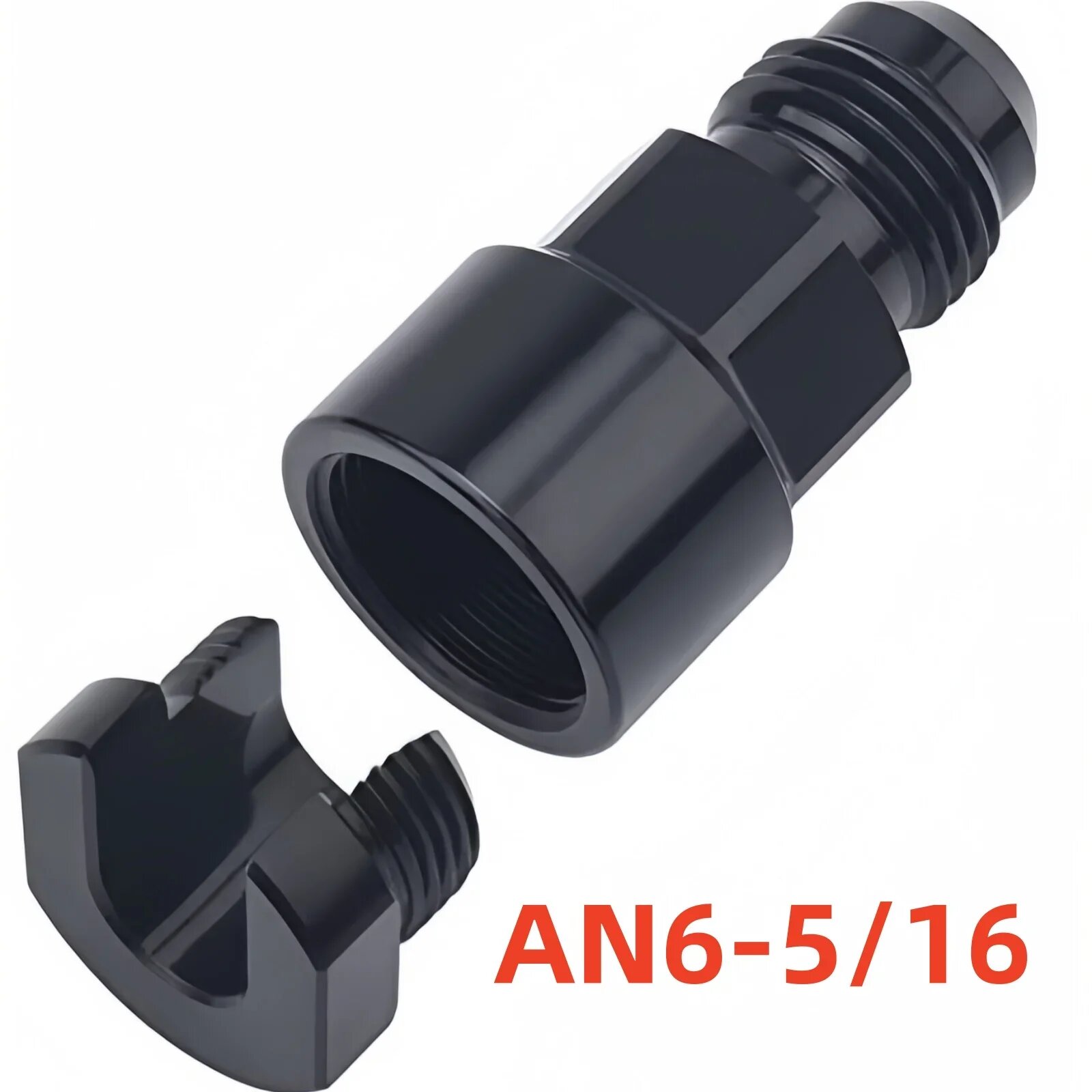 Быстросъемный Адаптер 6AN AN6 (штекер) На 3/8" 5/16" AN8 8AN (гнездо), Топливный, AN6-5-162