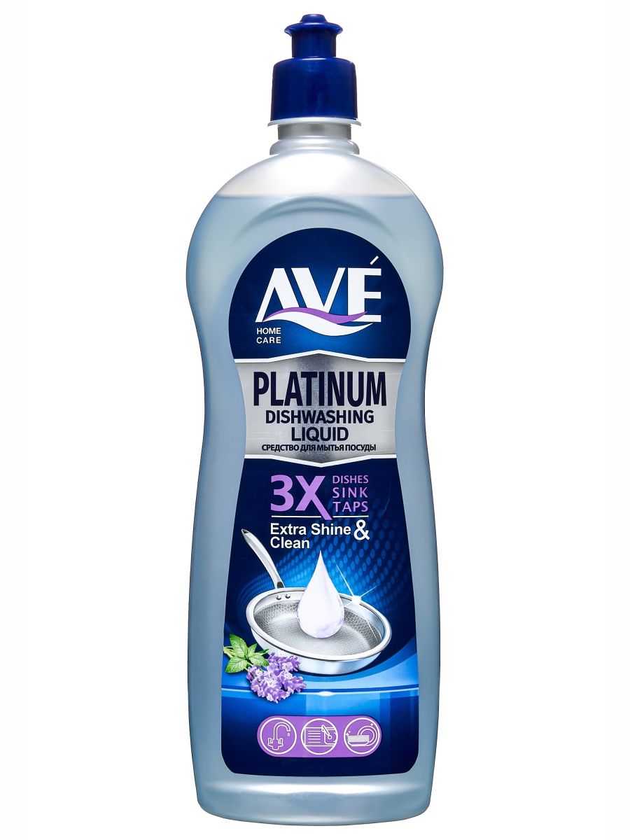 AVE Моющее средство для мытья посуды аве Platinum Лаванда 750мл