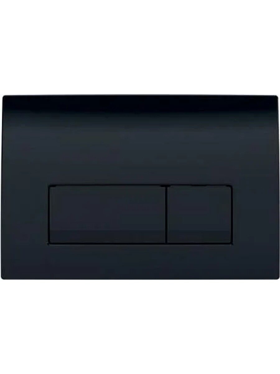 Кнопка смыва для инсталляции Geberit Delta 51 черный матовый, 246x164 мм