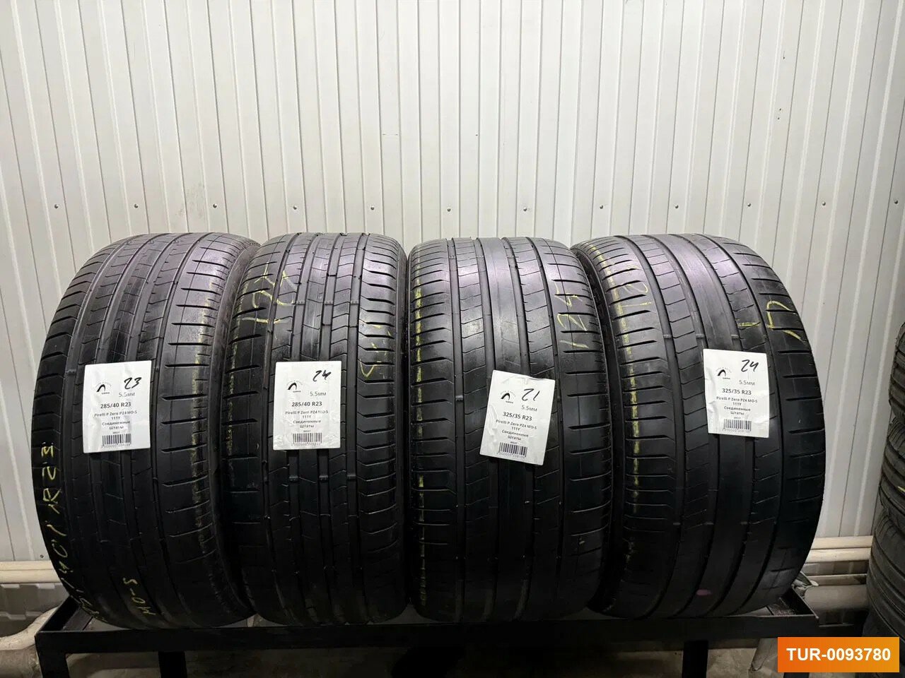 Комплект (4 шт) летних БУ шин Pirelli P Zero PZ4 285/40 R23 35% износ 8397428845