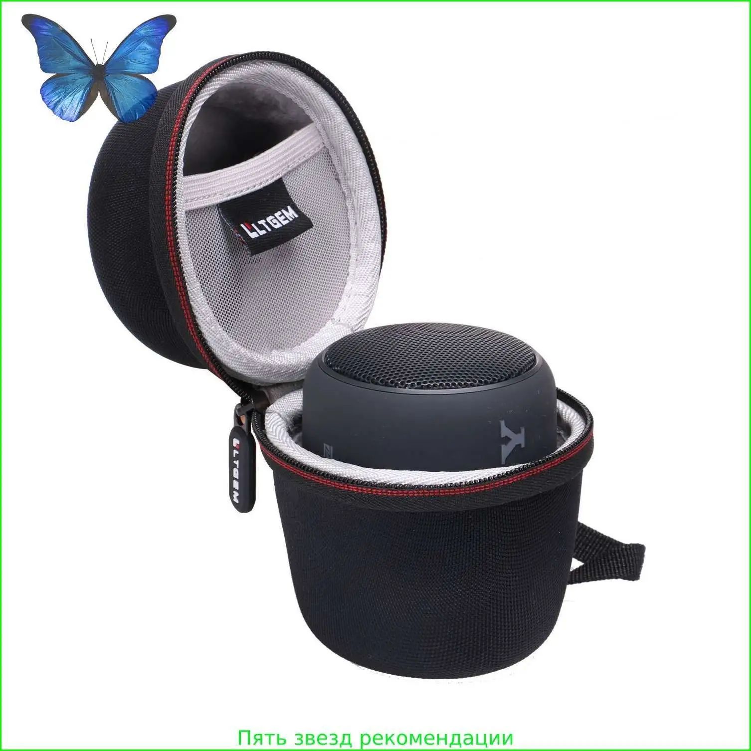 Жесткий чехол EVA Совместим с Sony SRS-XB13 / 12 / 10 Extra BASS Беспроводной Bluetooth Портативный Легкий компактный динамик для путешествий