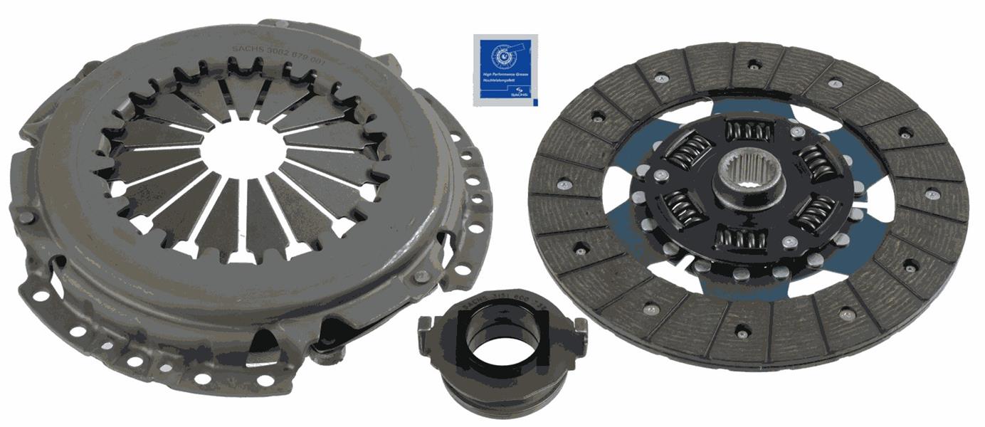 Комплект сцепления Sachs 3000951272 для Mazda 626 IV, V, MPV II, MX-6, Premacy