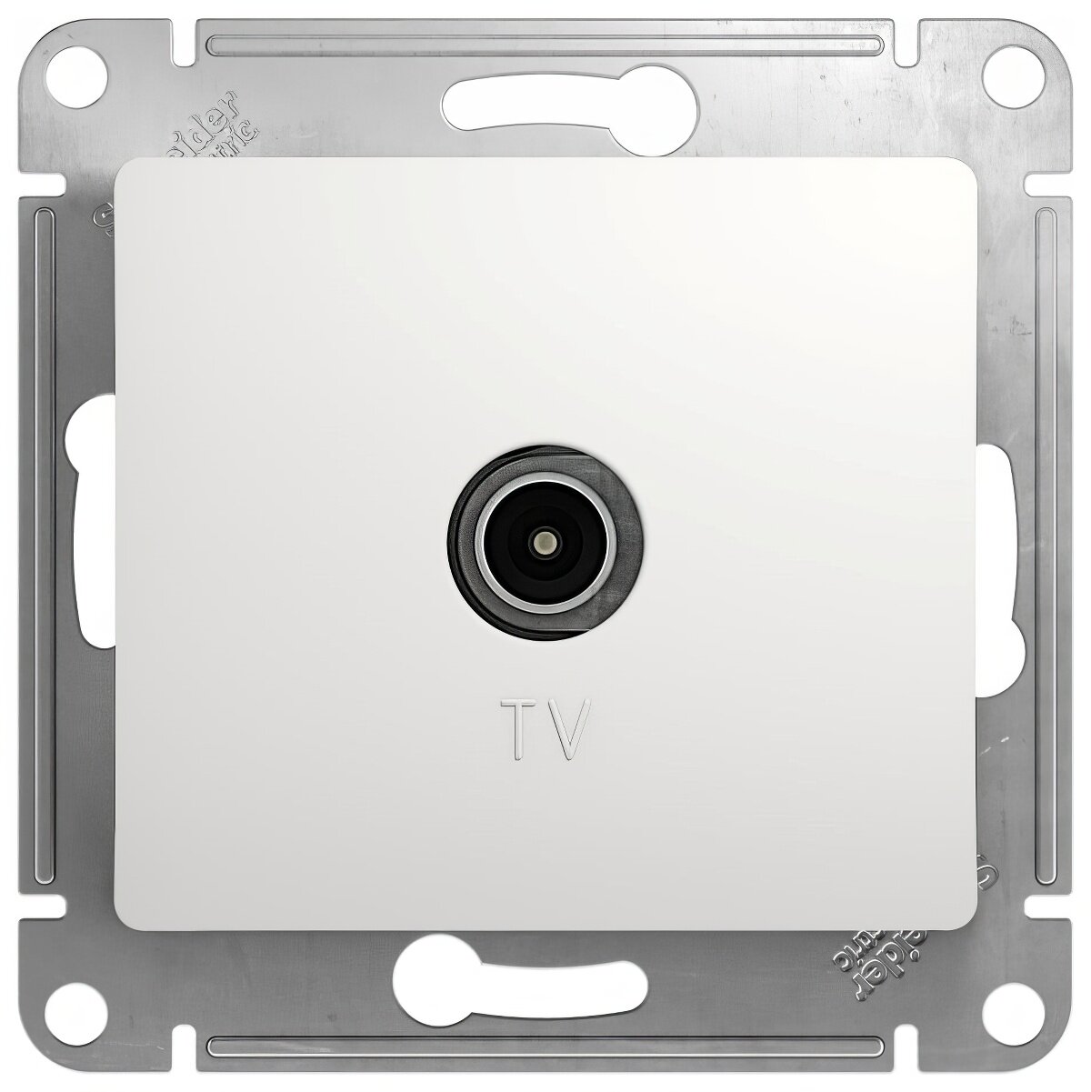 Механизм коннектора TV антенны Systeme Electric Glossa белый GSL000193