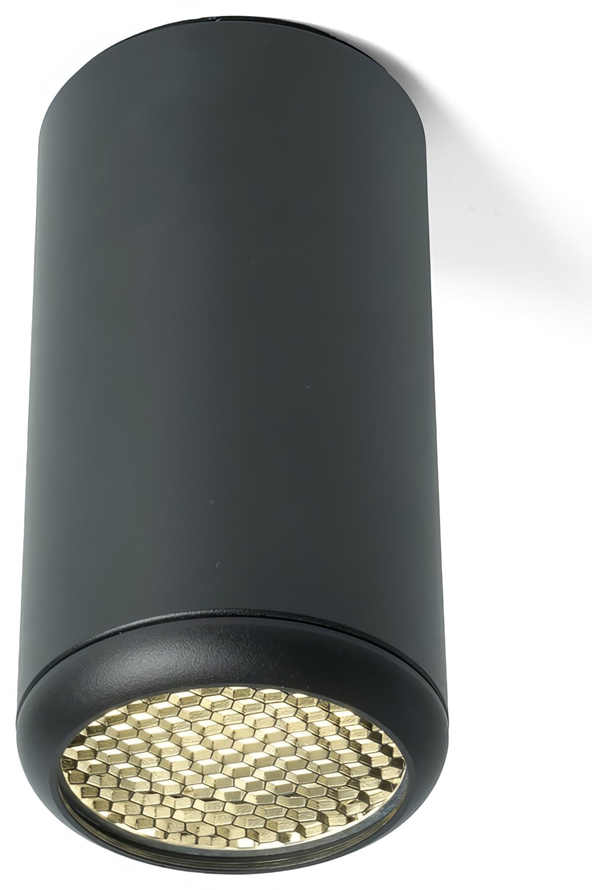 Потолочный светильник FERON ML184 Barrel ECHO MR16 GU10 35W 230V, черный, с антибликовой сеточкой 48392