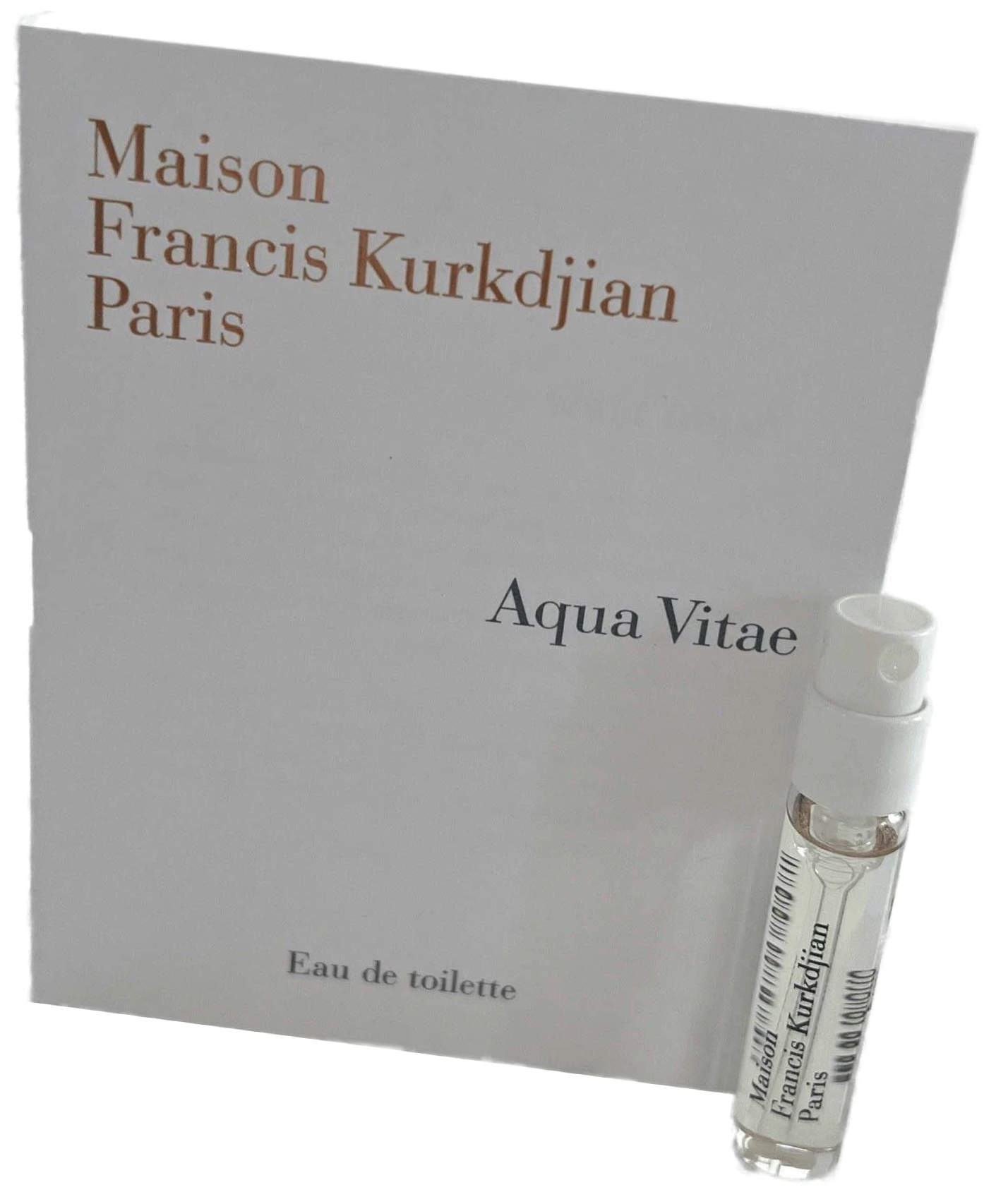 Проба парфюма Maison Francis Kurkdjian Aqua Vitae 2 / Туалетная вода Мейсон Франсис Куркджан Аква Вита миниатюра