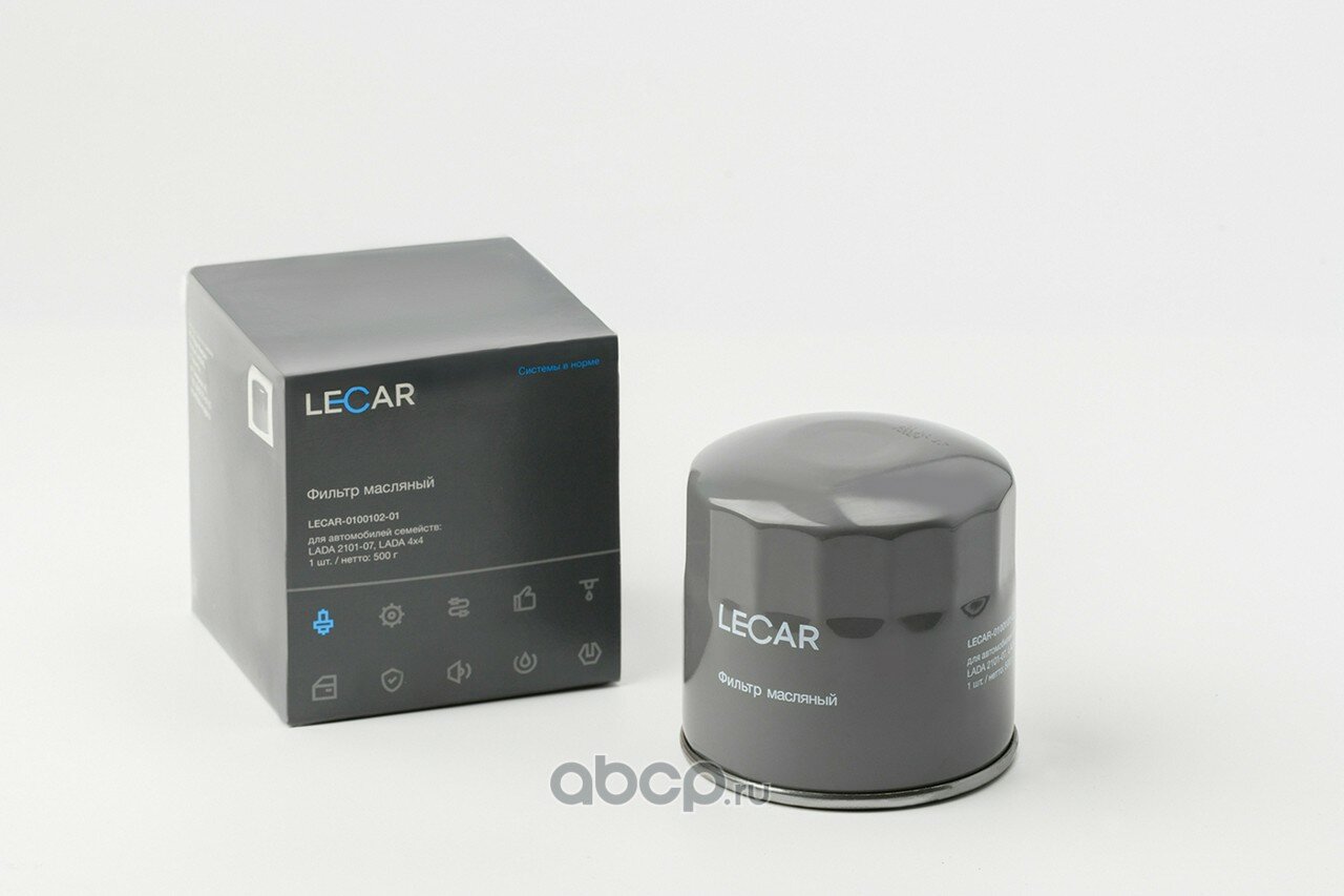 Фильтр масляный ваз-2101, уаз (lecar) LECAR LECAR010010201