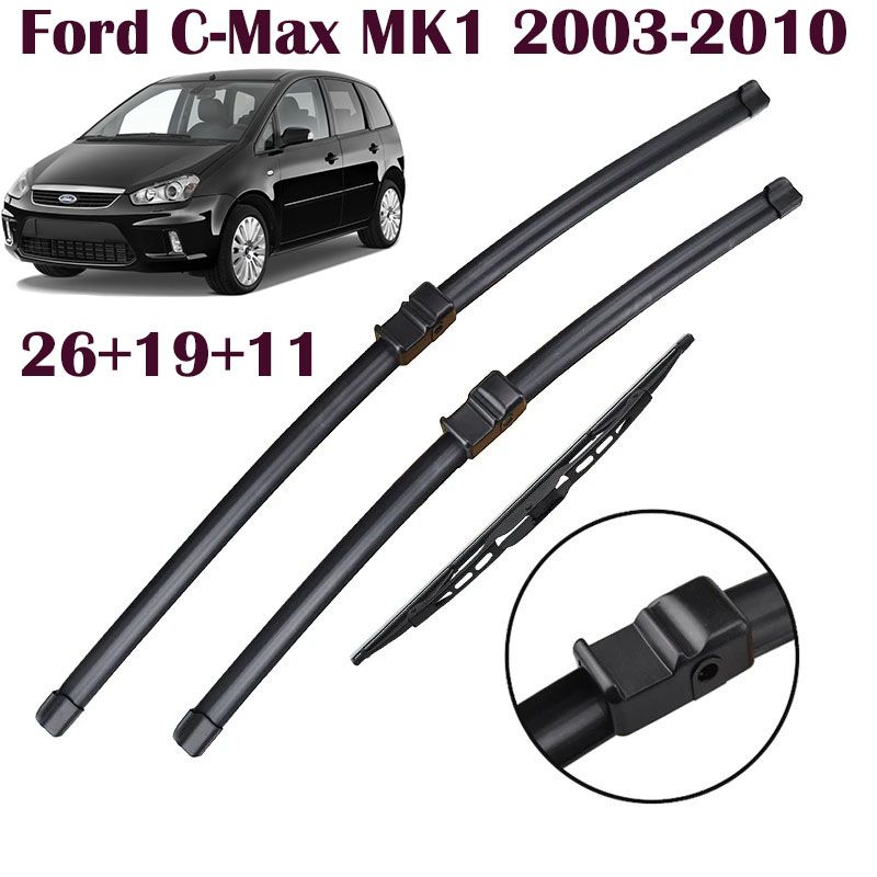 Комплект рычага и щетки заднего стеклоочистителя Ford C-Max MK1 2003 - 2010