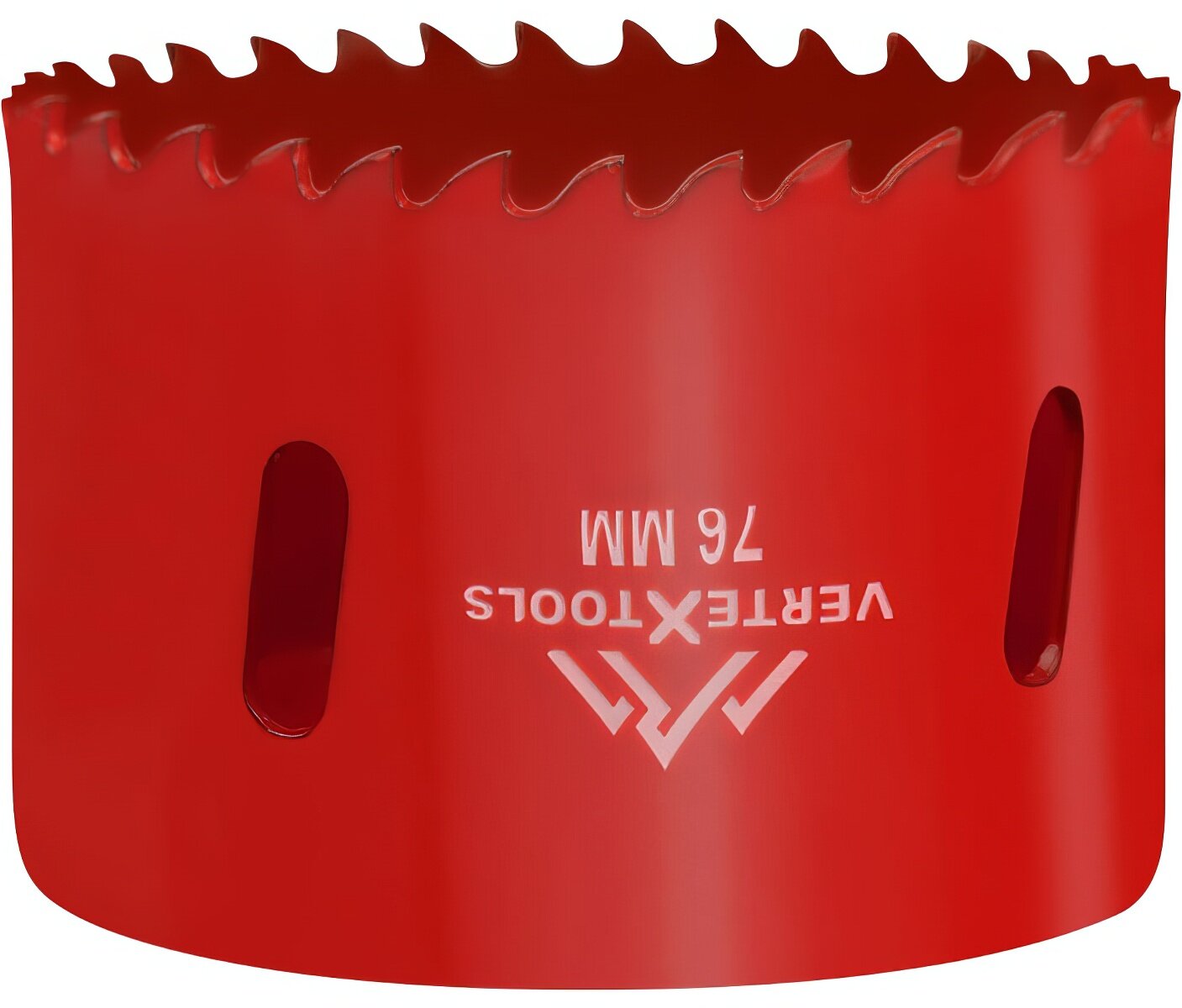 Коронка биметаллическая по металлу 76 мм vertextools 2525-76