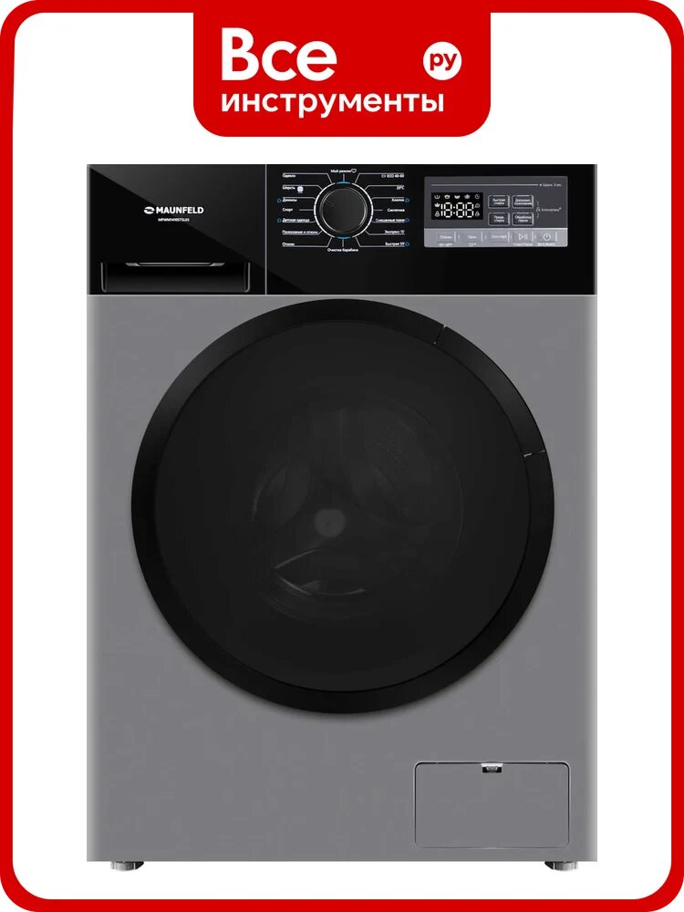 Стиральная машина c инвертором и паром MAUNFELD MFWM1410STSL03