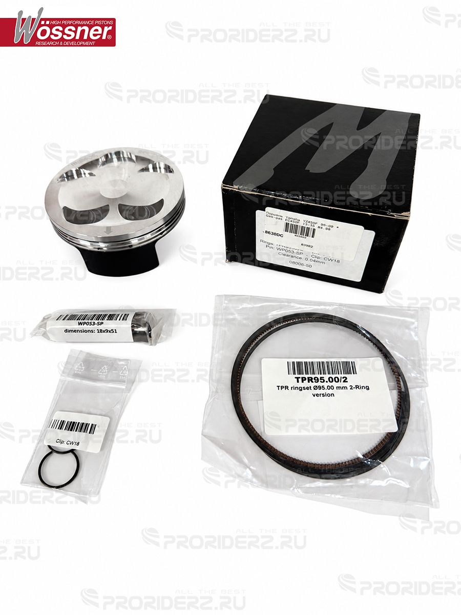 Поршень для мотоцикла Yamaha YZ450F 06-09 # Gas-Gas EC450F 13-15 от бренда Wossner 8630DC