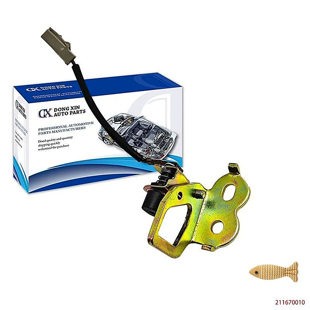 1 шт Петля замка багажника с концевиком TOYOTA 64621-12070, Демпфер замка двери автомобиля, Металл