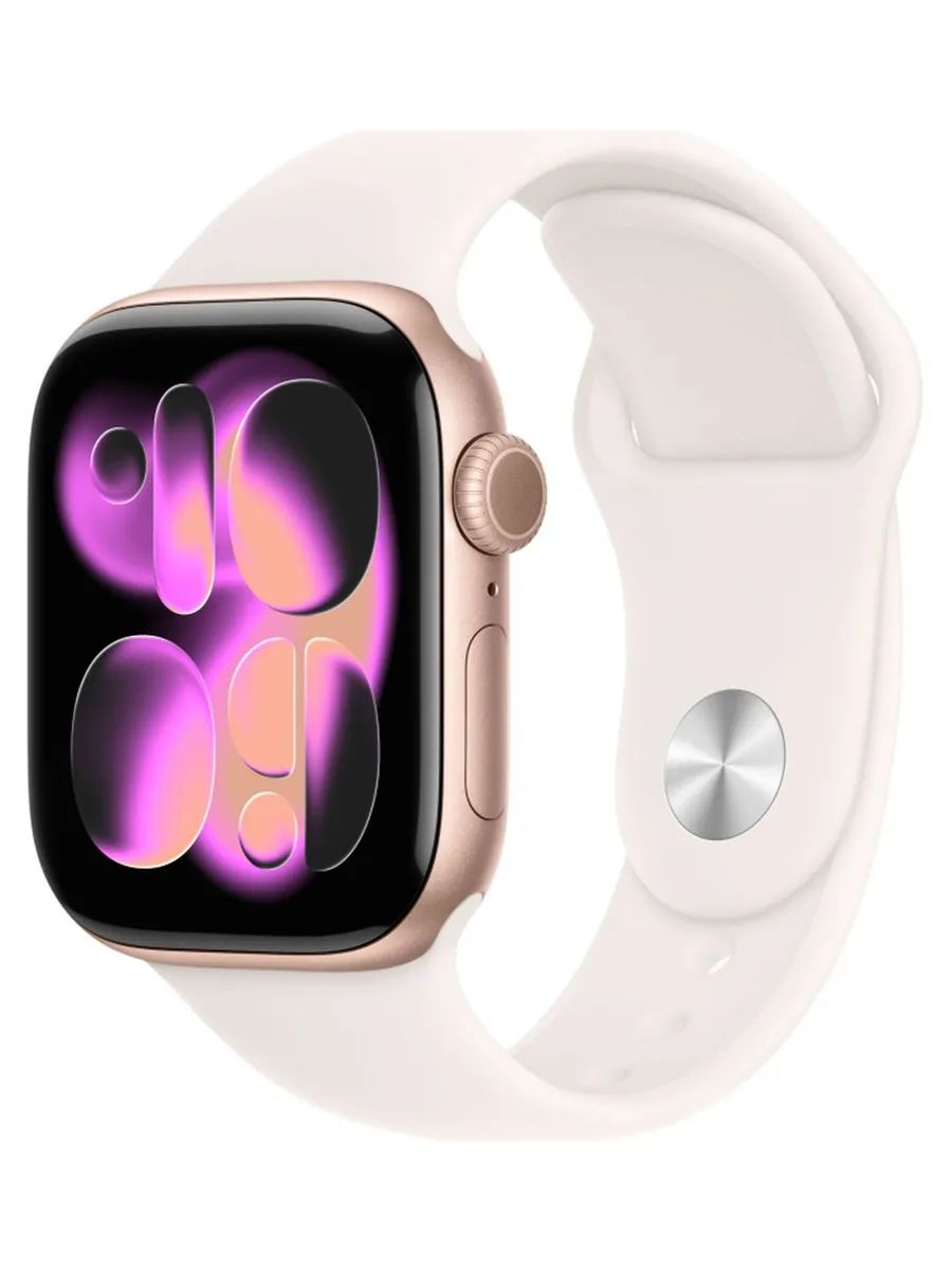 Смарт-часы Apple Watch S11, GPS, S/M, 42 мм, Light Blush (A3331 MEU04LW/A)