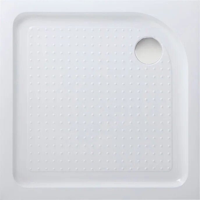 Поддон для душа BelBagno Tray 95x95 см, акриловый, квадратный, средний, с антискользящим покрытием