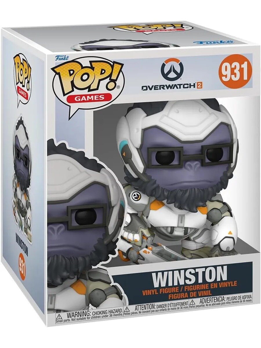 Коллекционная фигурка Funko Pop! Games Overwatch 2 Уинстон, виниловая игрушка
