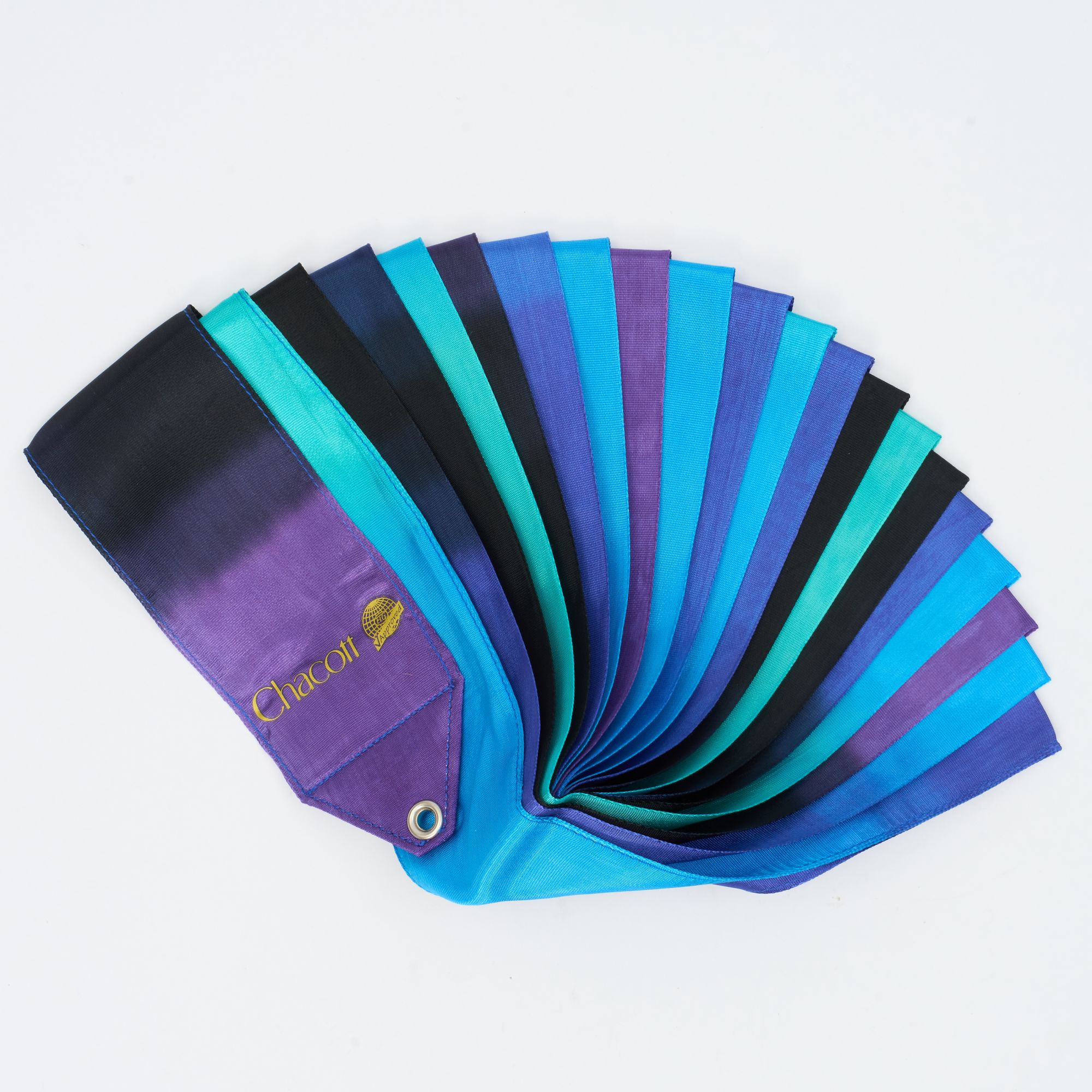 Профессиональная лента для художественной гимнастики Chacott Gradation Ribbon 6 метров для соревнований 779 Oscar Blue