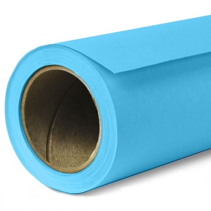 Фон бумажный Vibratone VBRT1127, Ocean Blue №-27, 1.35х6м, голубой