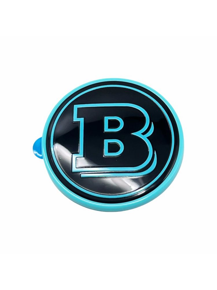 57 мм Логотип переднего капота для Brabus, Tiffany синий наклейка для значка Mercedes Benz