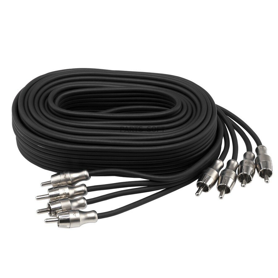 Кабель межблочный 4КАН AURA RCA-B254MKII медь 5 М от официального дистрибьютора, AURA, артикул RCAB254MKII