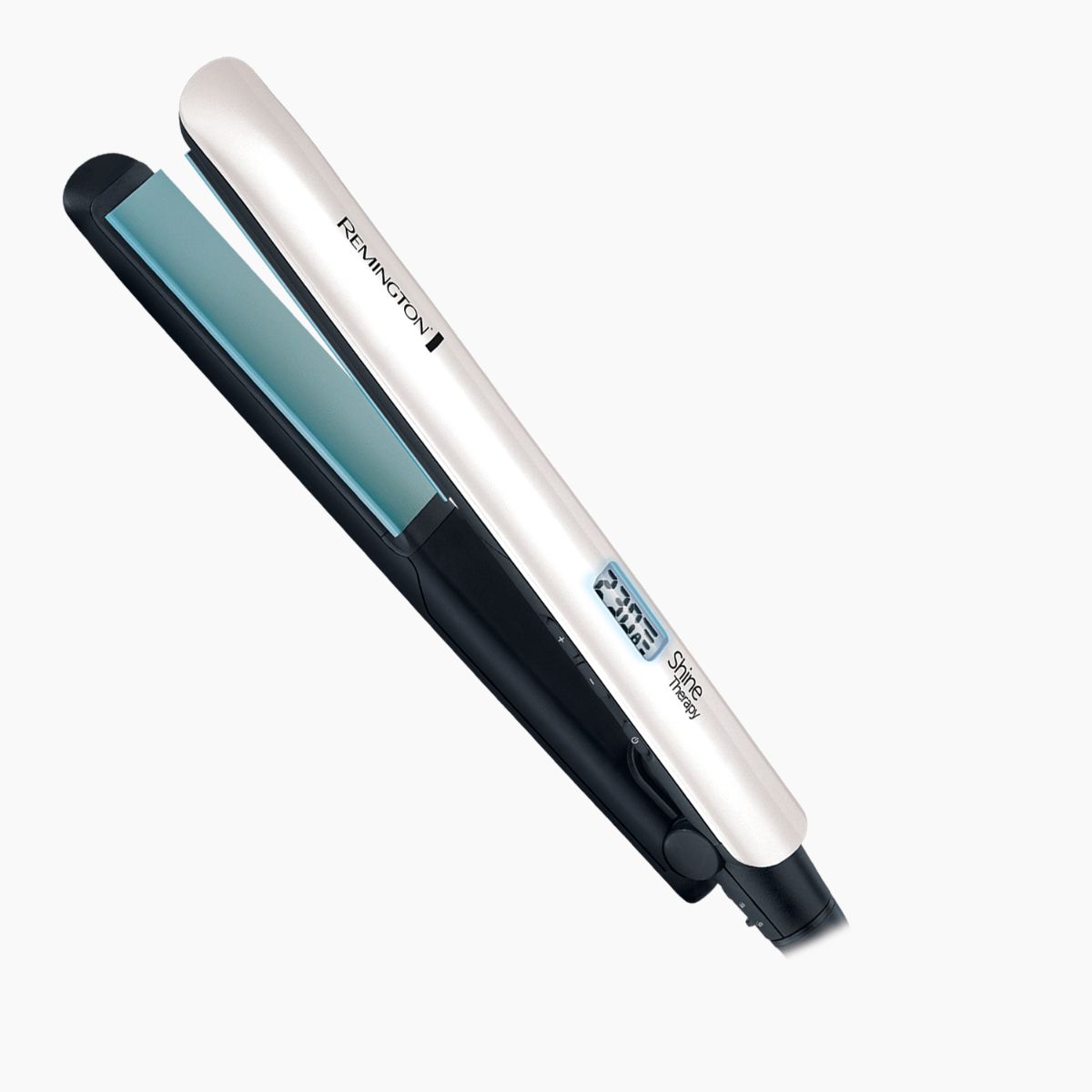 Выпрямитель для волос Remington Shine Therapy S8500, керамика с аргановым маслом, 9 режимов 150 230 градусов, дисплей, белый