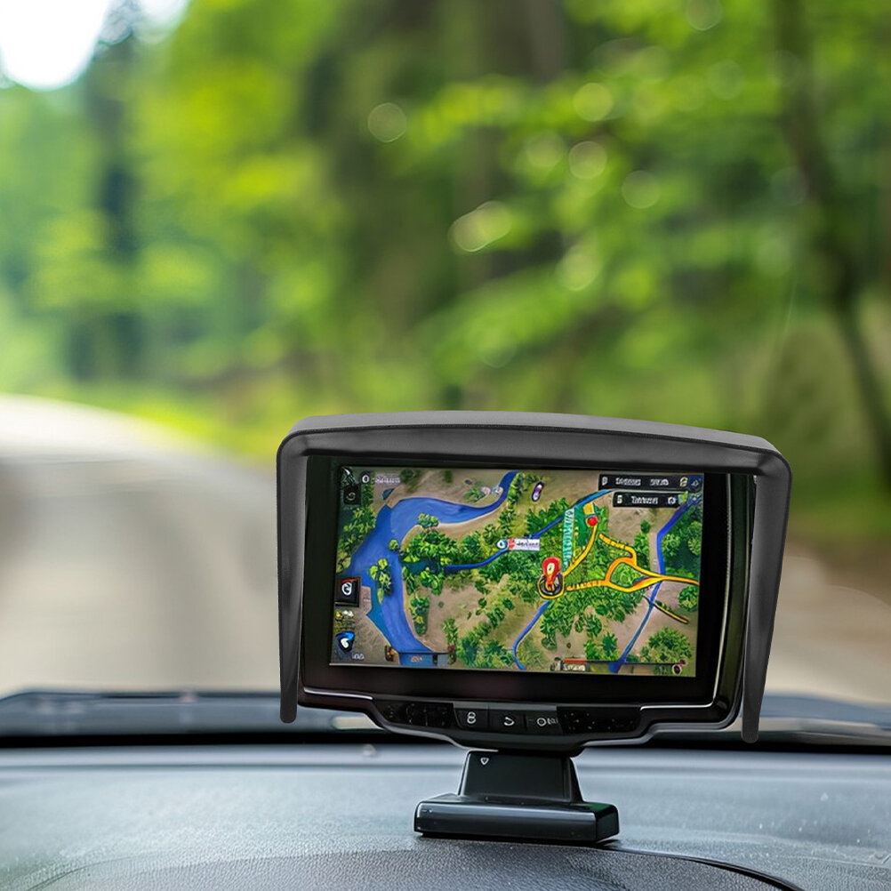 2 Набора Защитный Козырек Для GPS Навигатора Авто Аксессуар 17.00X10.00X3.50Cm