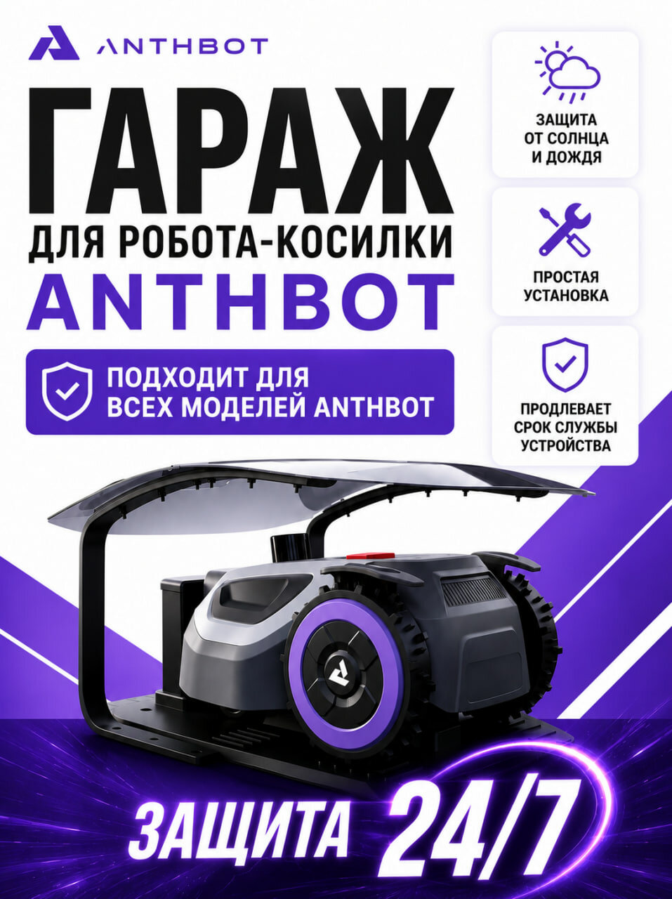 Гараж для робота-косилки ANTHBOT