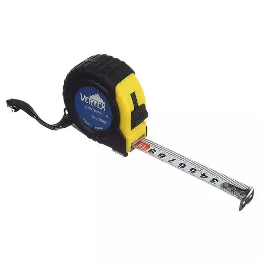 Рулетка 5 м*19мм VertexTools 312005-19 магнитная ударопрочная