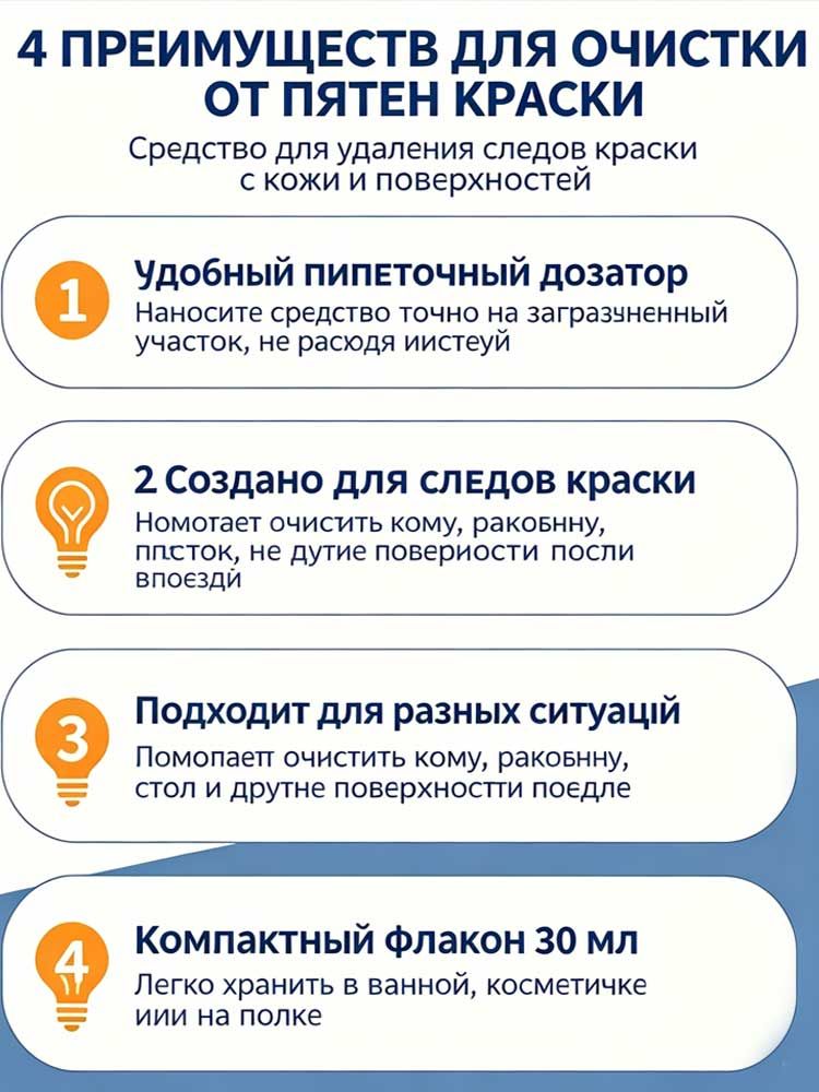 Лосьон для удаления краски с кожи головы, 30 мл