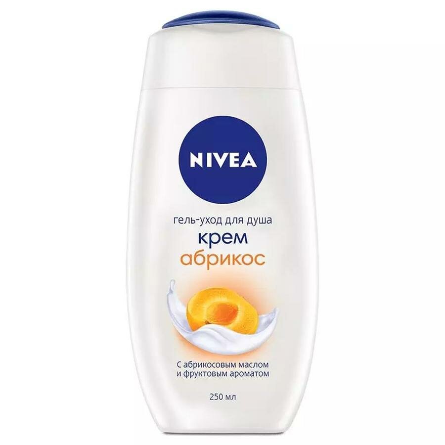 Гель-уход для душа Nivea Крем абрикос 250 мл