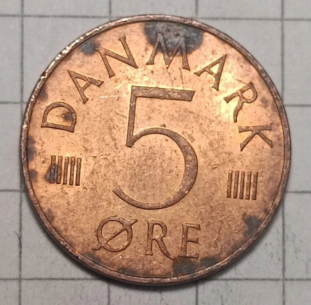 Дания, 5 эре, 1976