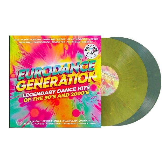 Виниловая пластинка Сборник 'Eurodance Generation' (2LP, 2025, Wagram) green