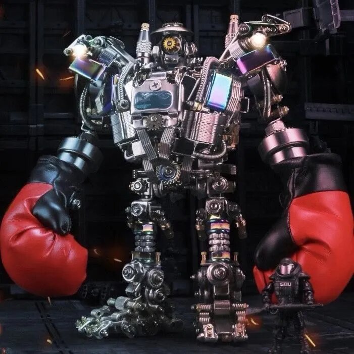 Металлическая 3D-модель робота-разрушителя (Mech Destroyer), Bluetooth-колонка в комплект не входит