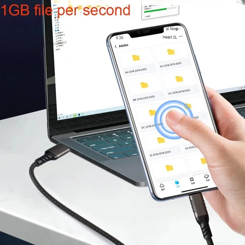 USB Type C - USB A кабель, 1 м — фото 1
