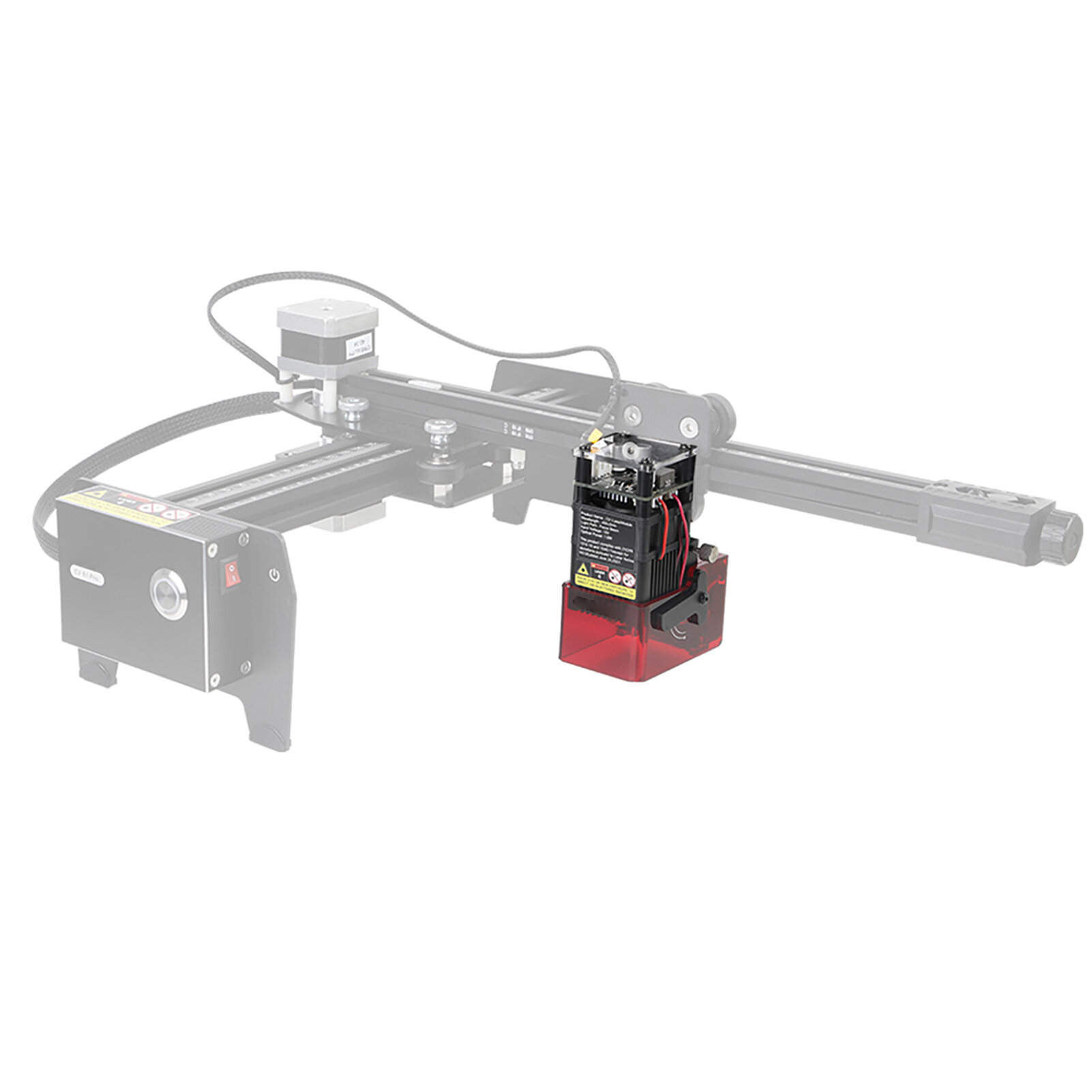 Лазерный модуль Creality Ender-3 S1 CV-Laser Module 24V 1.6W, совместимый с Ender-3 S1 Pro и Plus, обеспечивает точную фокусировку лазерного луча для ЧПУ-резки акрила, дерева, кожи.