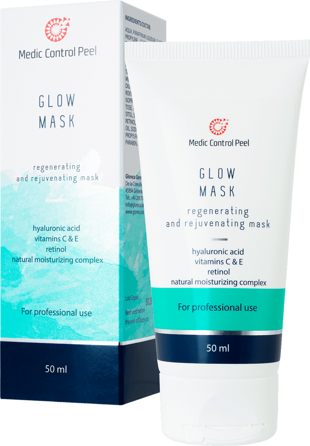 Medic Control Peel Маска с гиалуроновой кислотой, ретинолом и витамином С Glow, 50 мл
