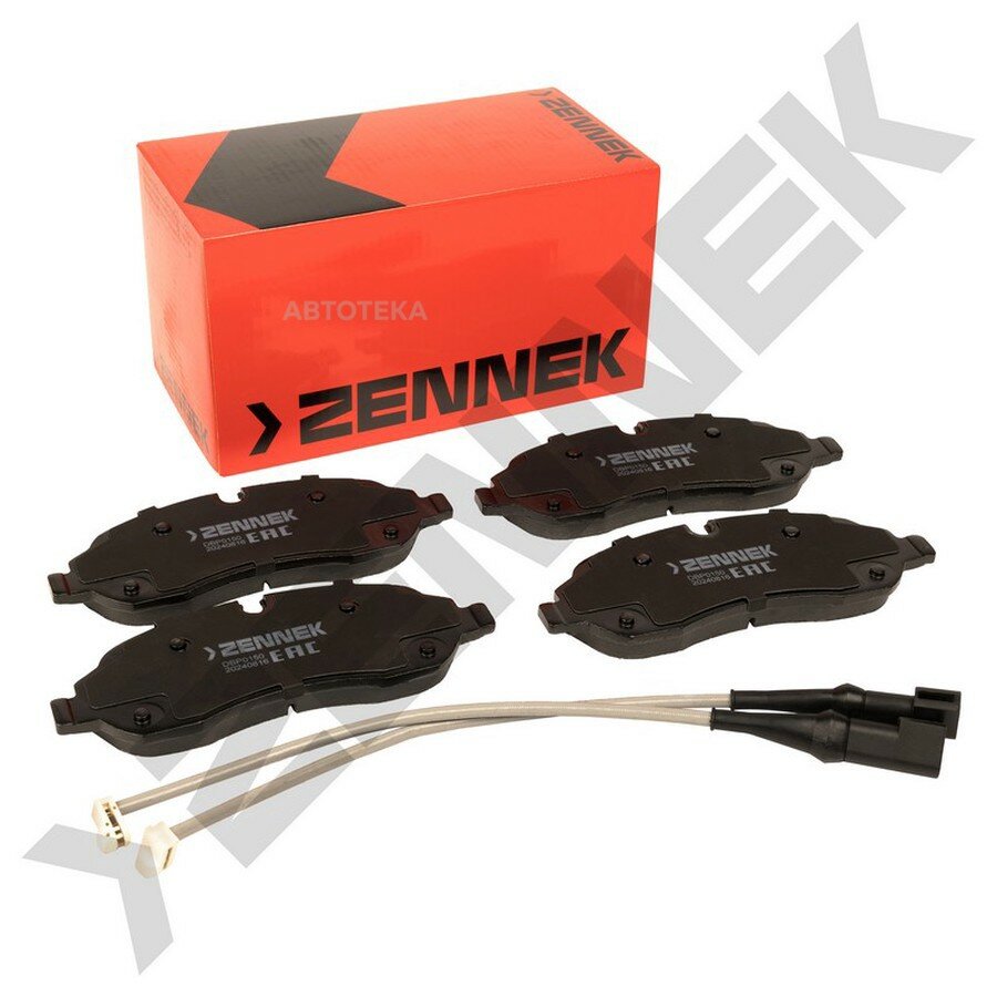 Колодки тормозные дисковые ZENNEK DBP0150