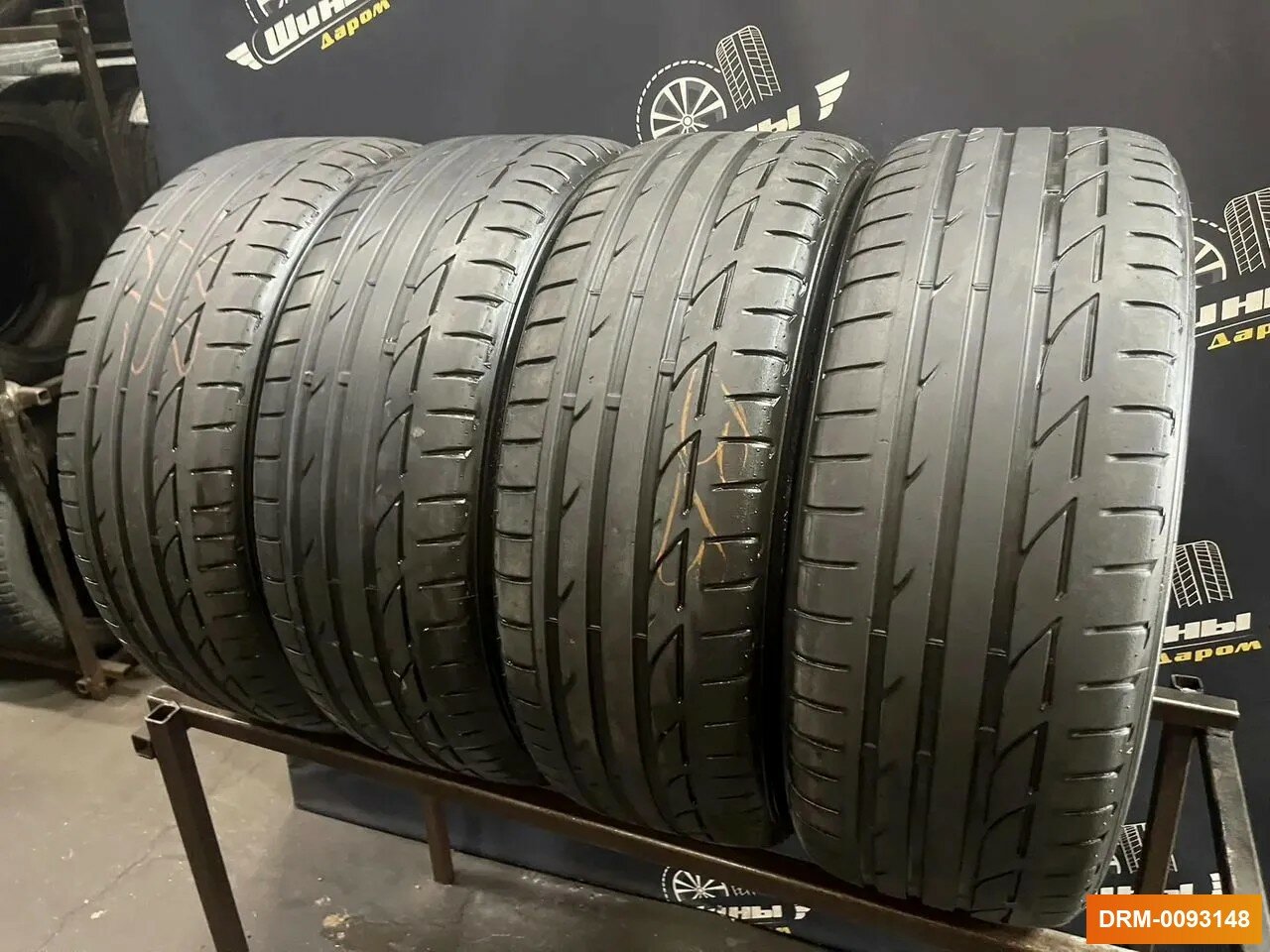 Комплект (4 шт) летних БУ шин Bridgestone Potenza S001 225/45 R19 35% износ 8220421587