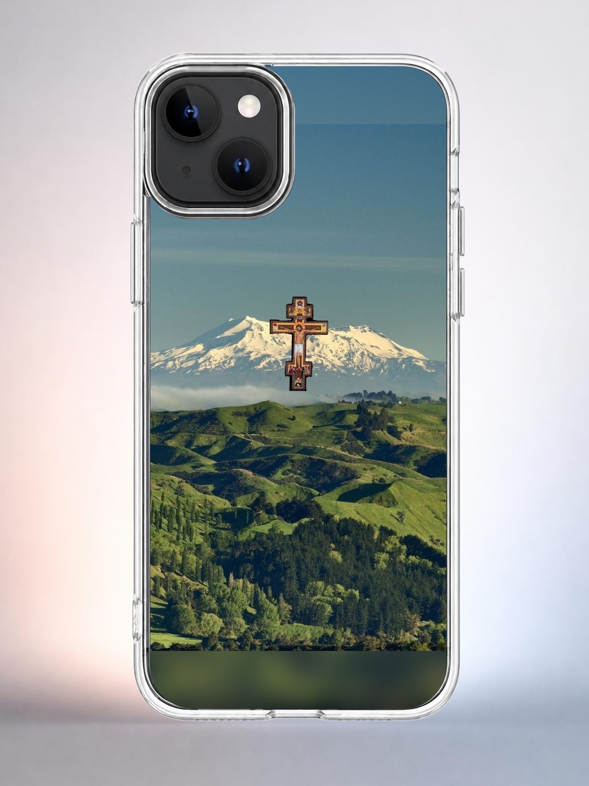 Чехол iPhone 13 Крест на Y2K Indie Sleaze